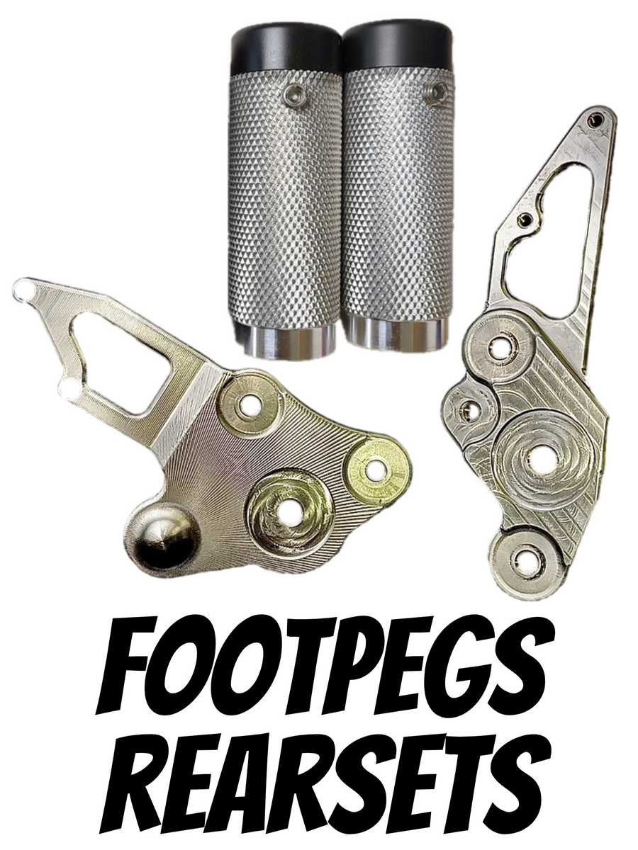 FZ/MT-07 Billet Rear Sets / Stunt Footpegs – Twinstunts